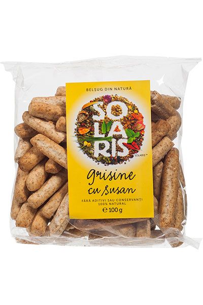 Grisine din faina integrala si susan 100 g